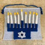 nteractive Hanukkah Menorah - Free Crochet Pattern